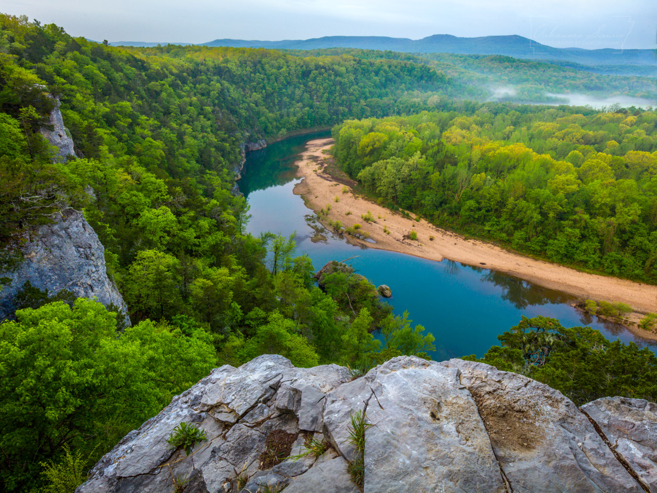 Peter Cave Bluff in April | Buffalo National River | Arkansas Scenics